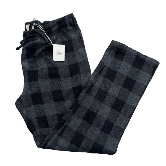 Faherty | Pants | Faherty Mens Legend Pajama Pants Black Buffalo Check ...